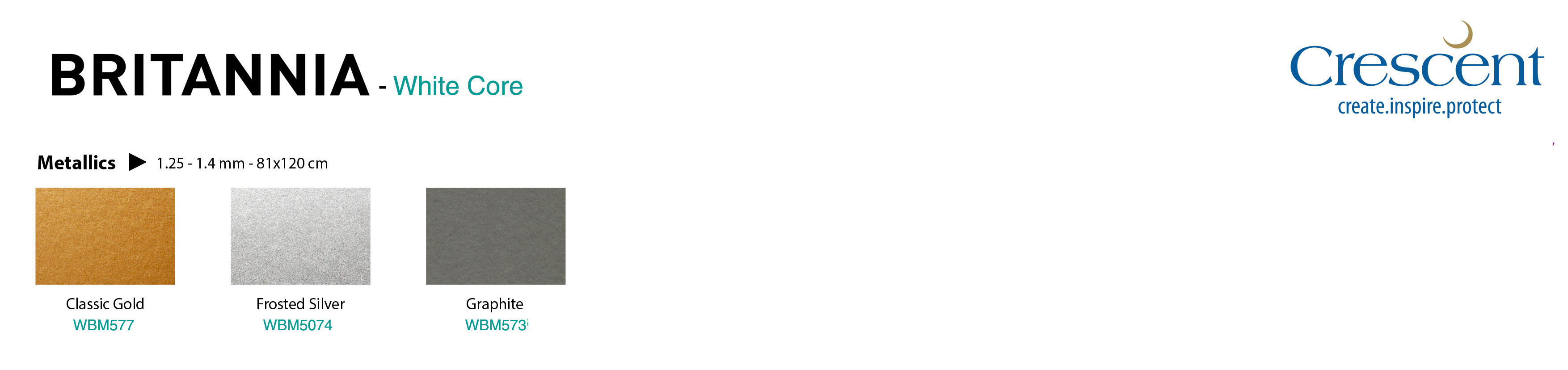 Britannia White Core - Metallic