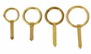 Brass Rings & Clips